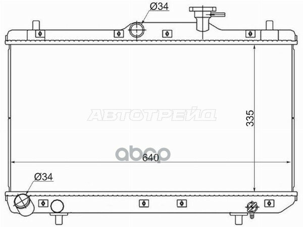 Радиатор Hyundai Accent 99-12 Sat арт. SG-HY0002