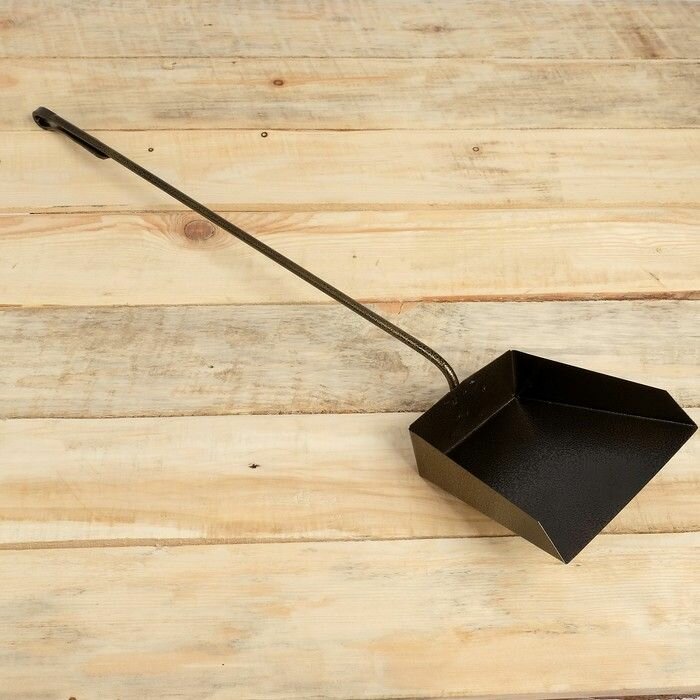 Совок для золы Доляна "Малый", 13х63 см, металл