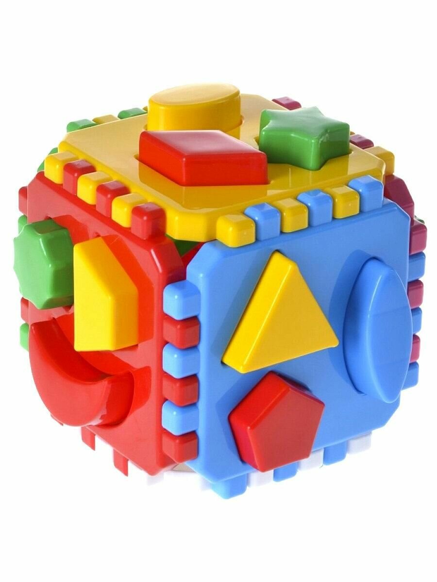 Логический куб-сортер Stellar Подарочный, пластик, 18 элементов, в пакете