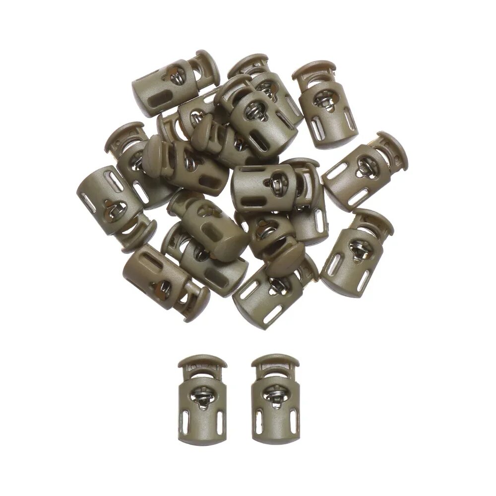 Пружинные стопоры для шнурков NBANLIKE, 28 мм, 20 шт, 10 цветов