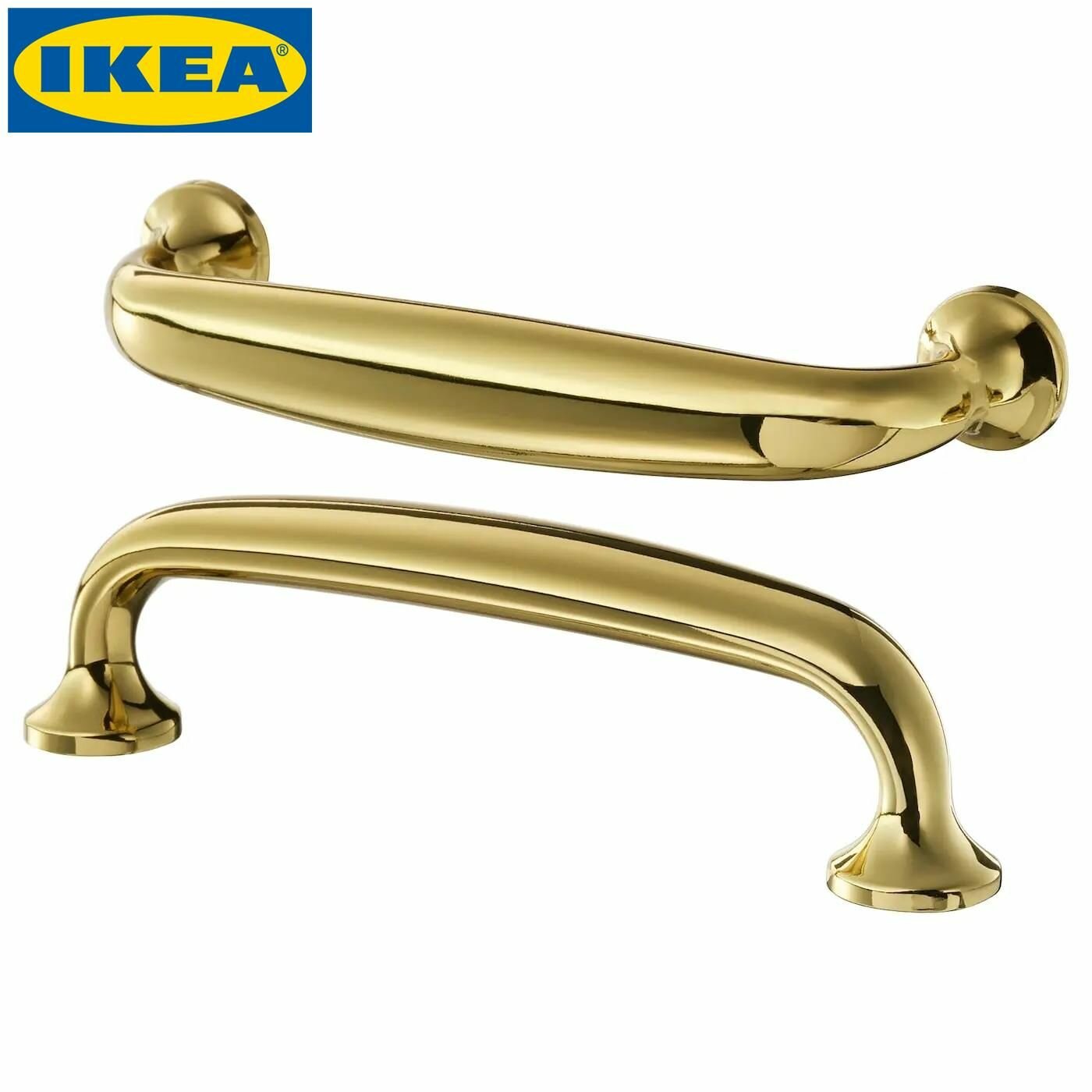 Ручка мебельная IKEA ENERYDA энерида 112 мм хромированный 2 шт