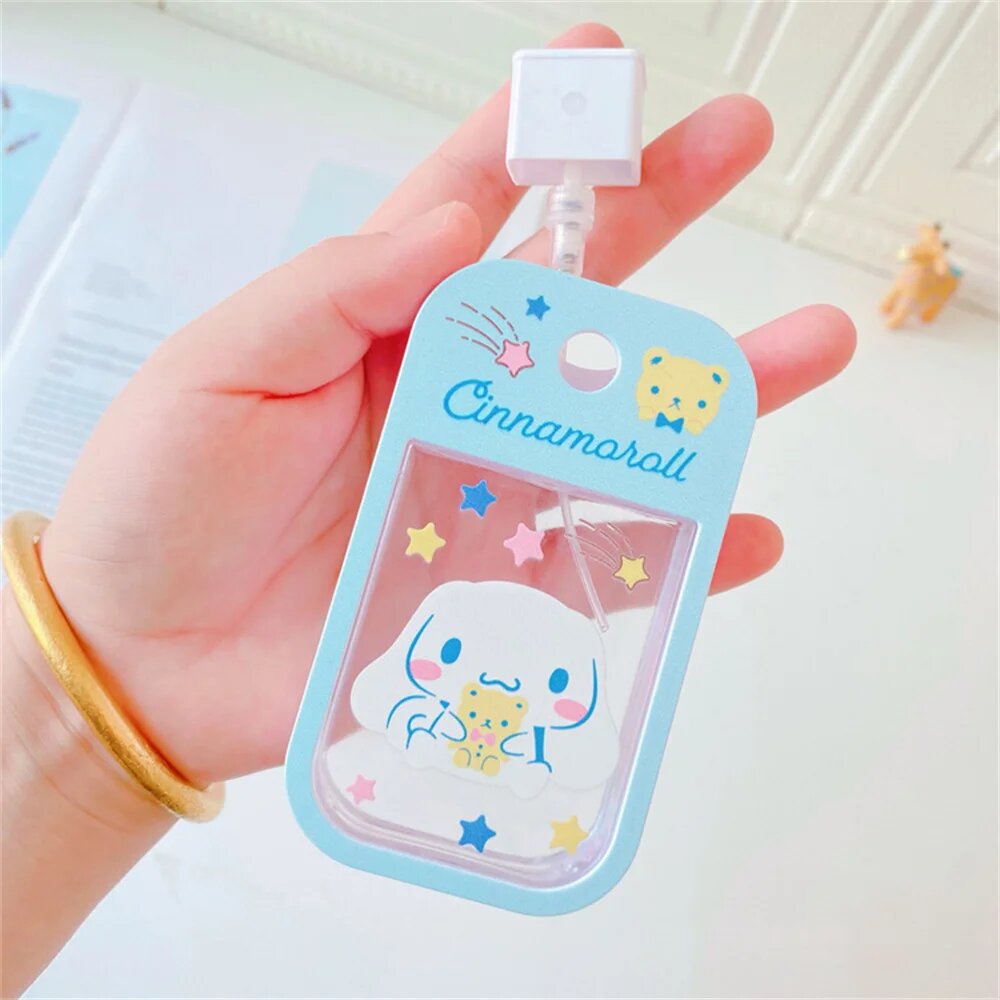 Kawaii Hello Kitty Sanrio флакон для духов, портативный флакон для спирта Y2K, милый мультяшный дорожный косметический флакон для девушек, Pom Pom Purin
