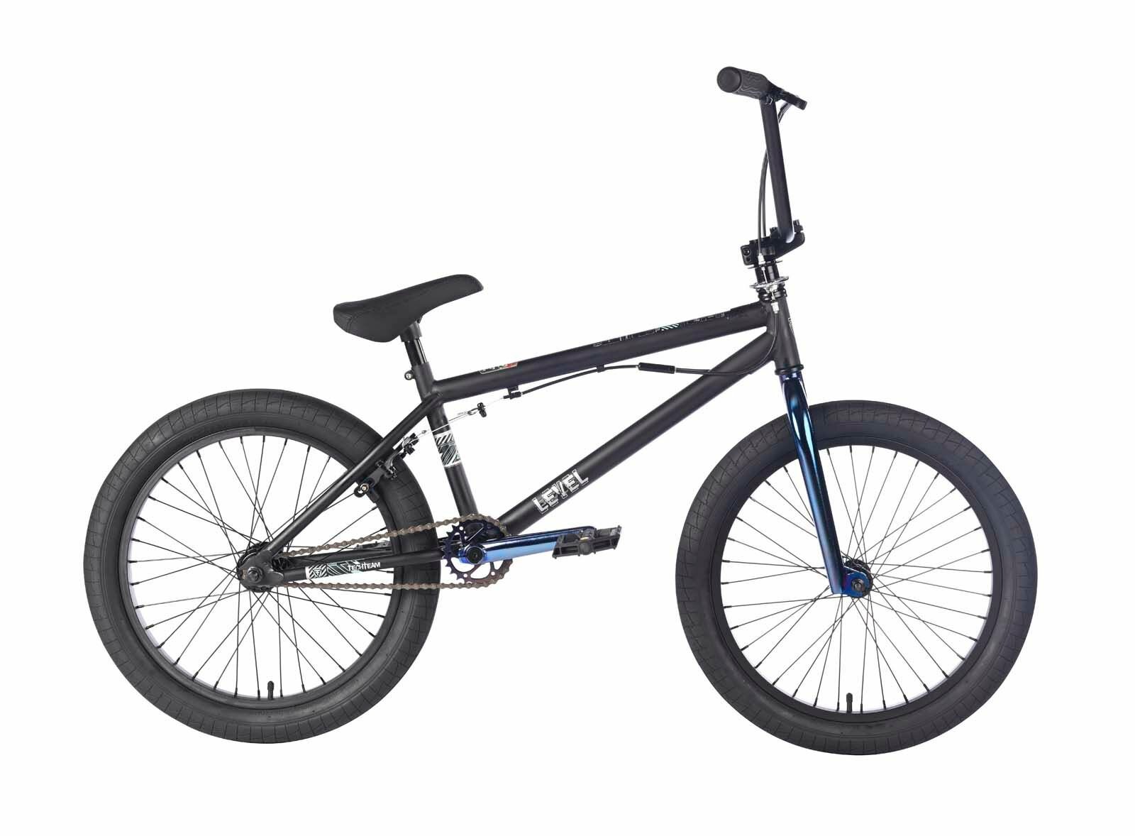Велосипед BMX Tech Team LEVEL с гироротором, синий 20,4"х20" 2025