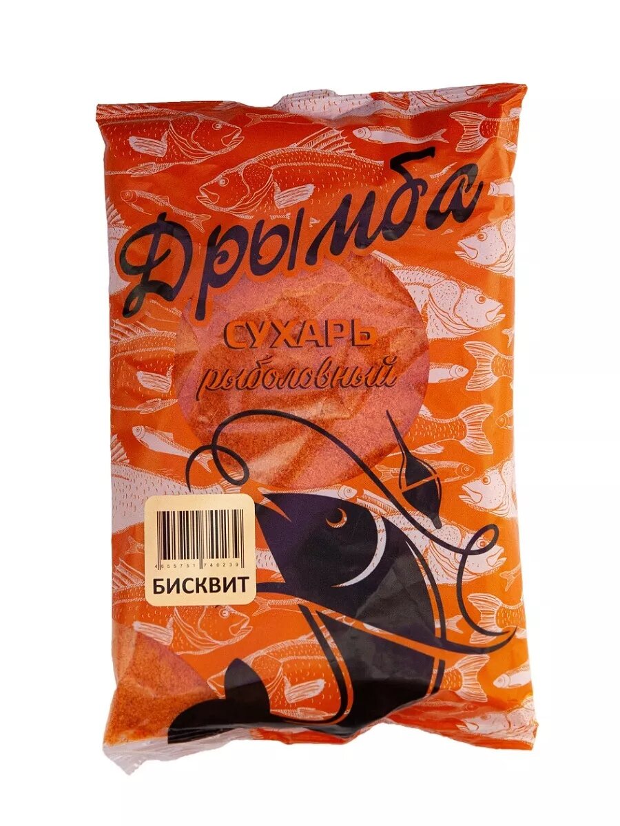 Прикормка рыболовная Сухарь панировочный Дрымба