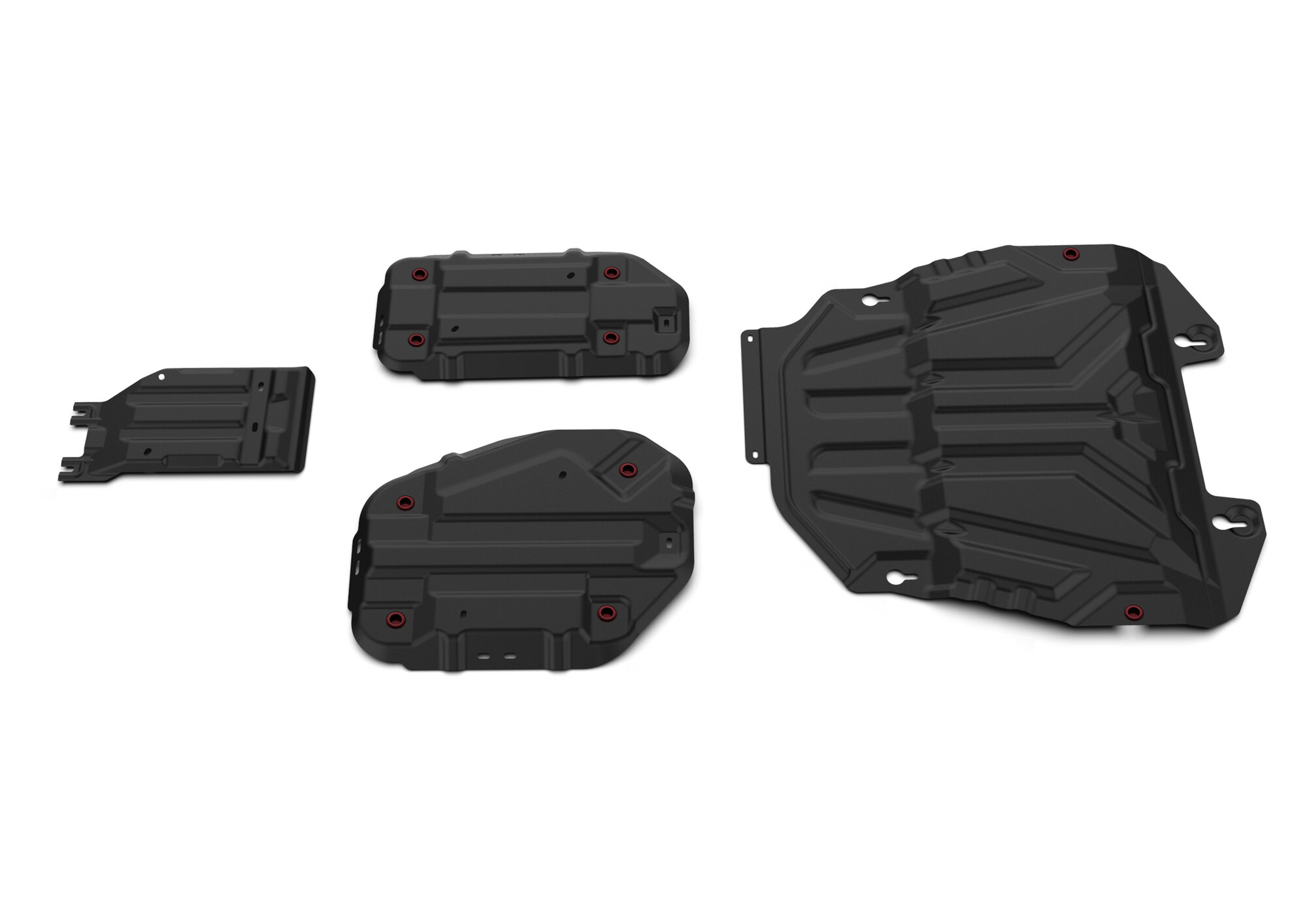 Защита картера, КПП, топливного бака и редуктора АвтоБроня для Toyota RAV4 XA50 19-, сталь 1.5 мм, 4 ч, K111.09534.1