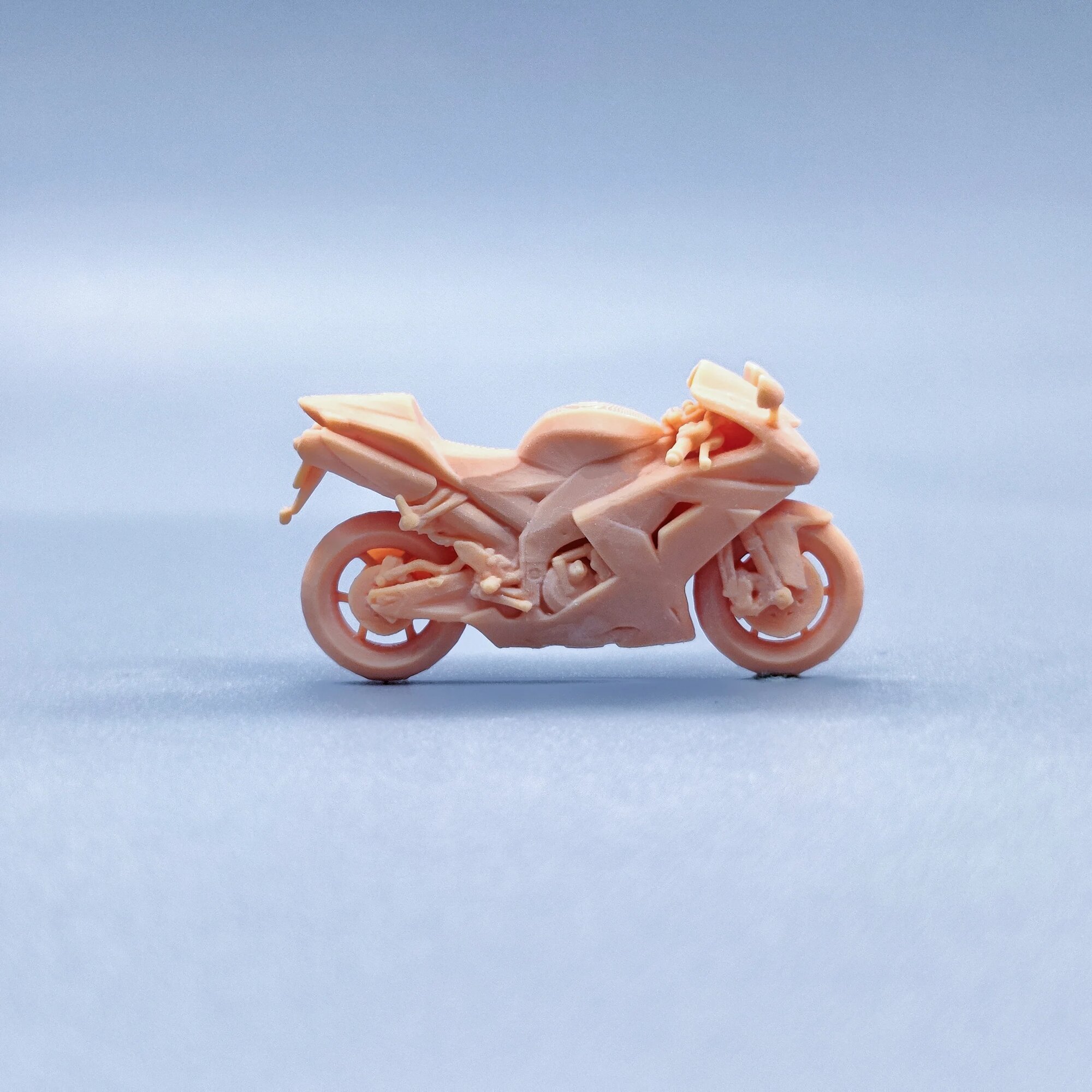 Мотоцикл ZX-10R 2006, масштаб 1:43, неокрашенный