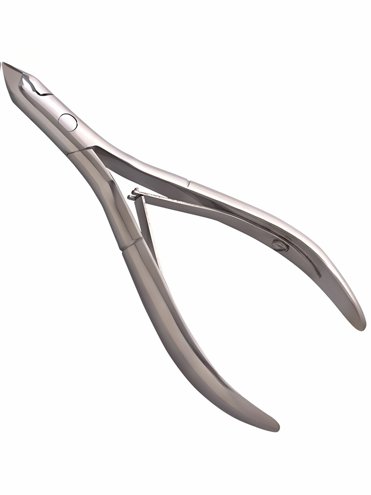 Кусачки маникюрные Solinberg 091з "Classic Line" ручная заточка, серебристые, двойная пружина, лезвия 6мм.