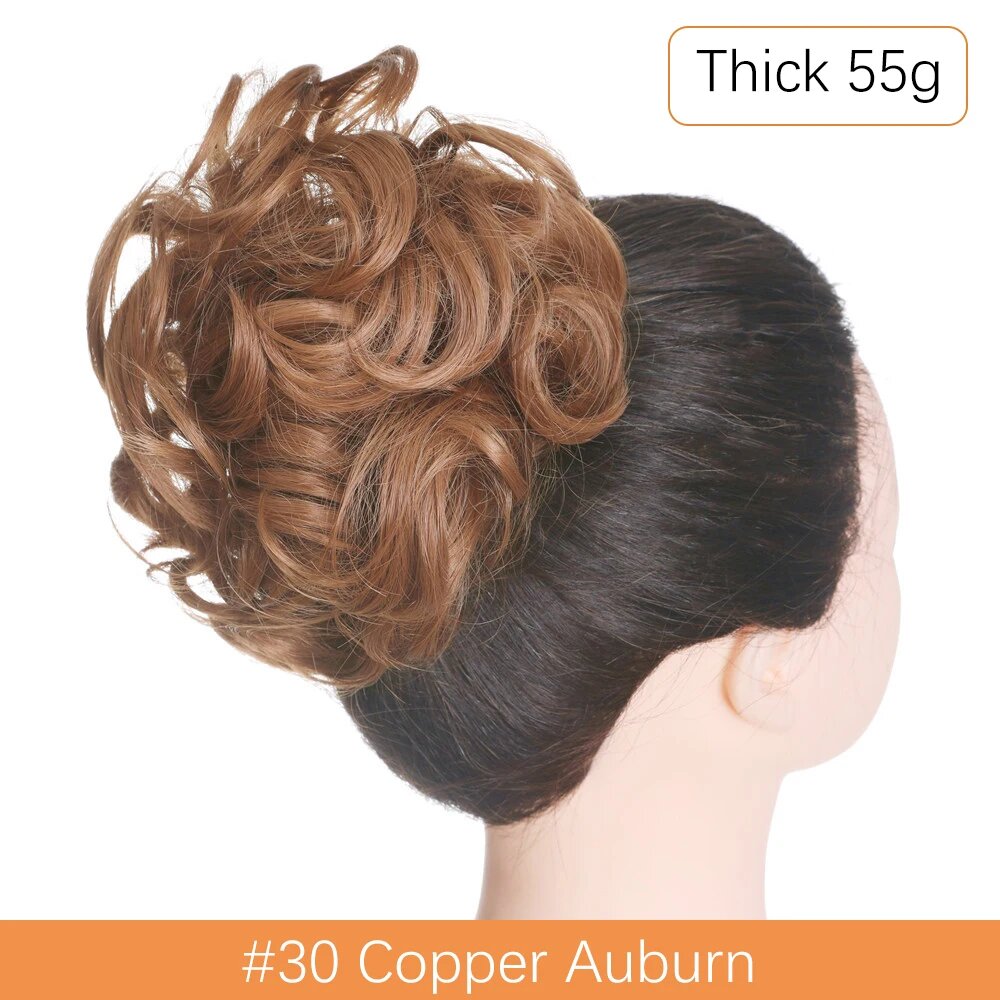 Завитой шиньон Copper Auburn 55г