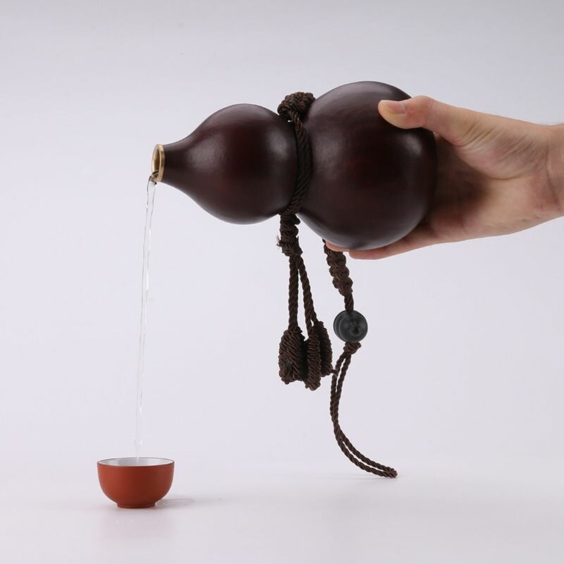 Black Myth: WuKong / Черный миф: Укун горлянка бутылка,20cm 600ml, Винтажная декоративная бутылка для воды / вина