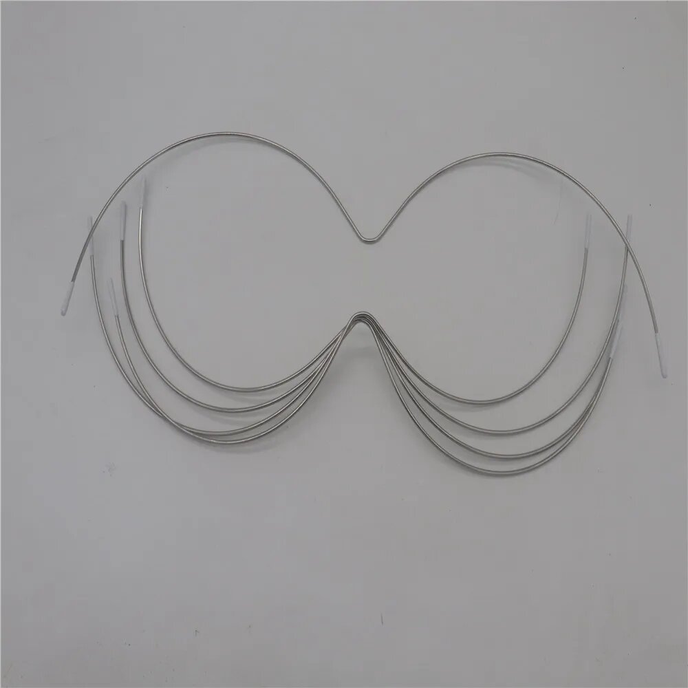 Комплект из 3 пар стальных косточек для бюстгальтера Round, XL