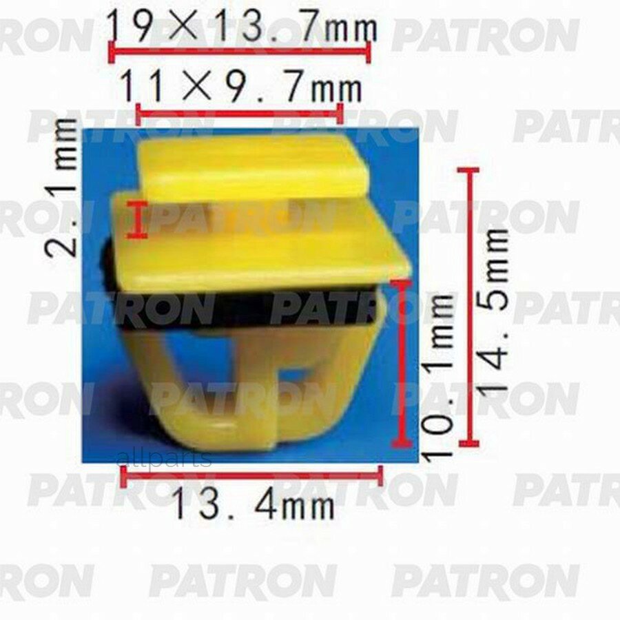 PATRON P37-0379 Клипса пластмассовая Hyundai, Kia применяемость: молдинги