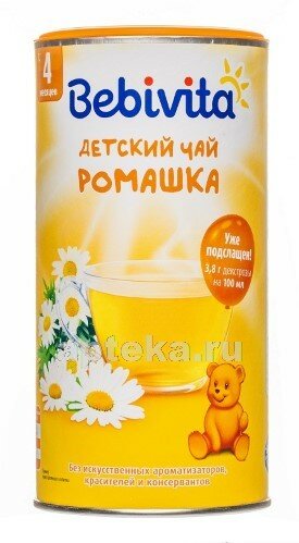 Бебивита чай ромашка для детей 200 гр