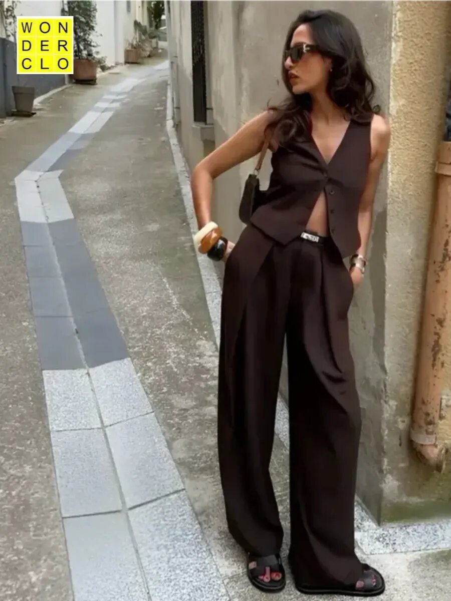 Брюки палаццо