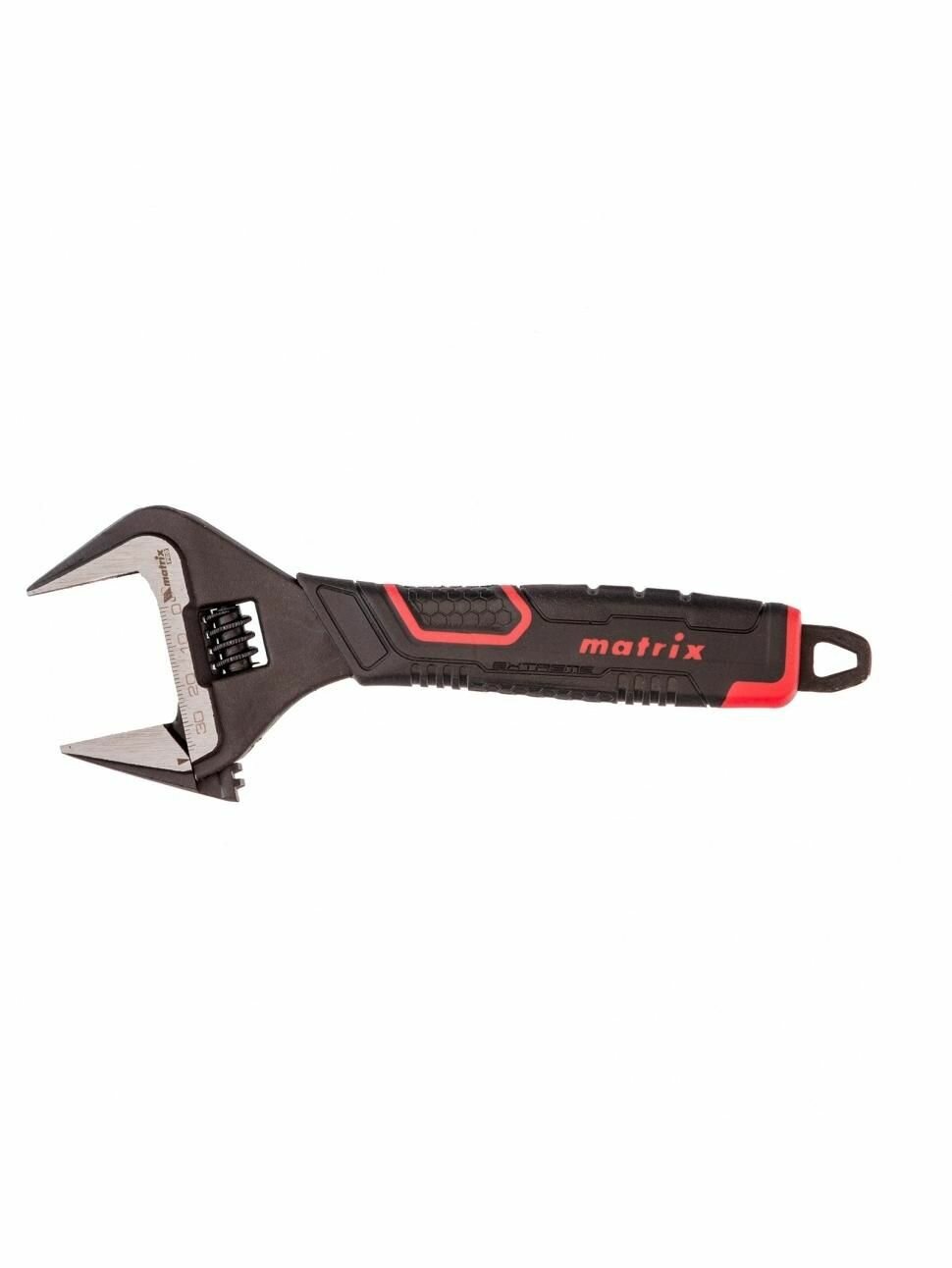 Ключ разводной, тонкие губки, фосфатированный, двухкомпонентная рукоятка, 200 мм, PRO Matrix