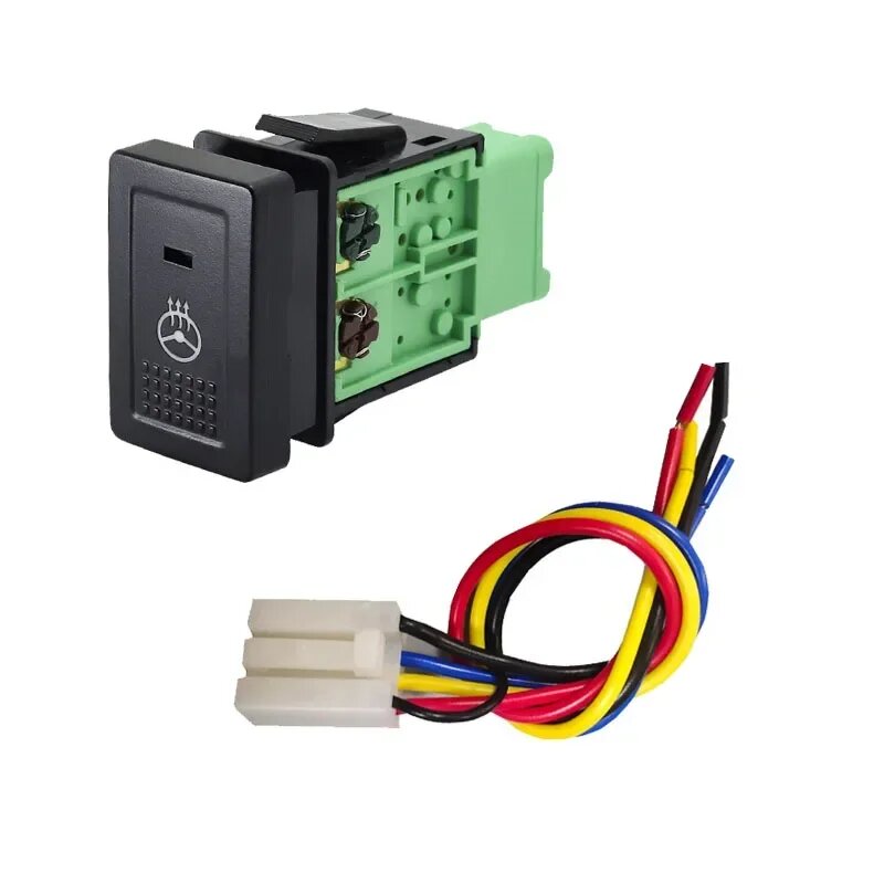 Автомобильные фары DRL Power Music, переключатель обогрева рулевого колеса Steering Wheel Heat