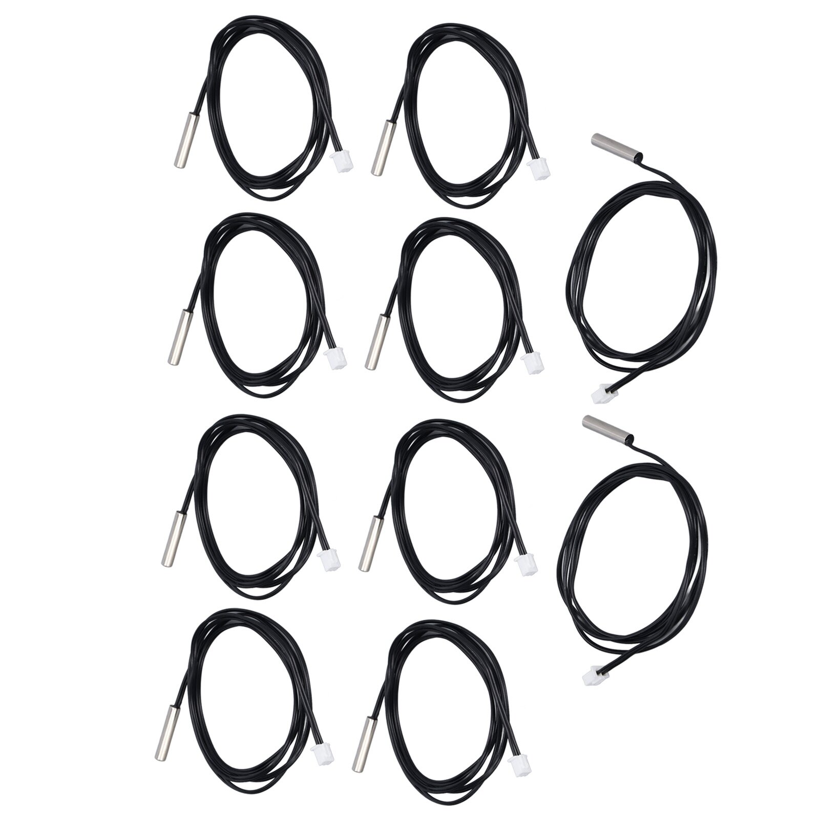 10 шт. термисторный датчик NTC, датчик температуры 5x25 мм с цилиндрической головкой для измерения 20K B3950