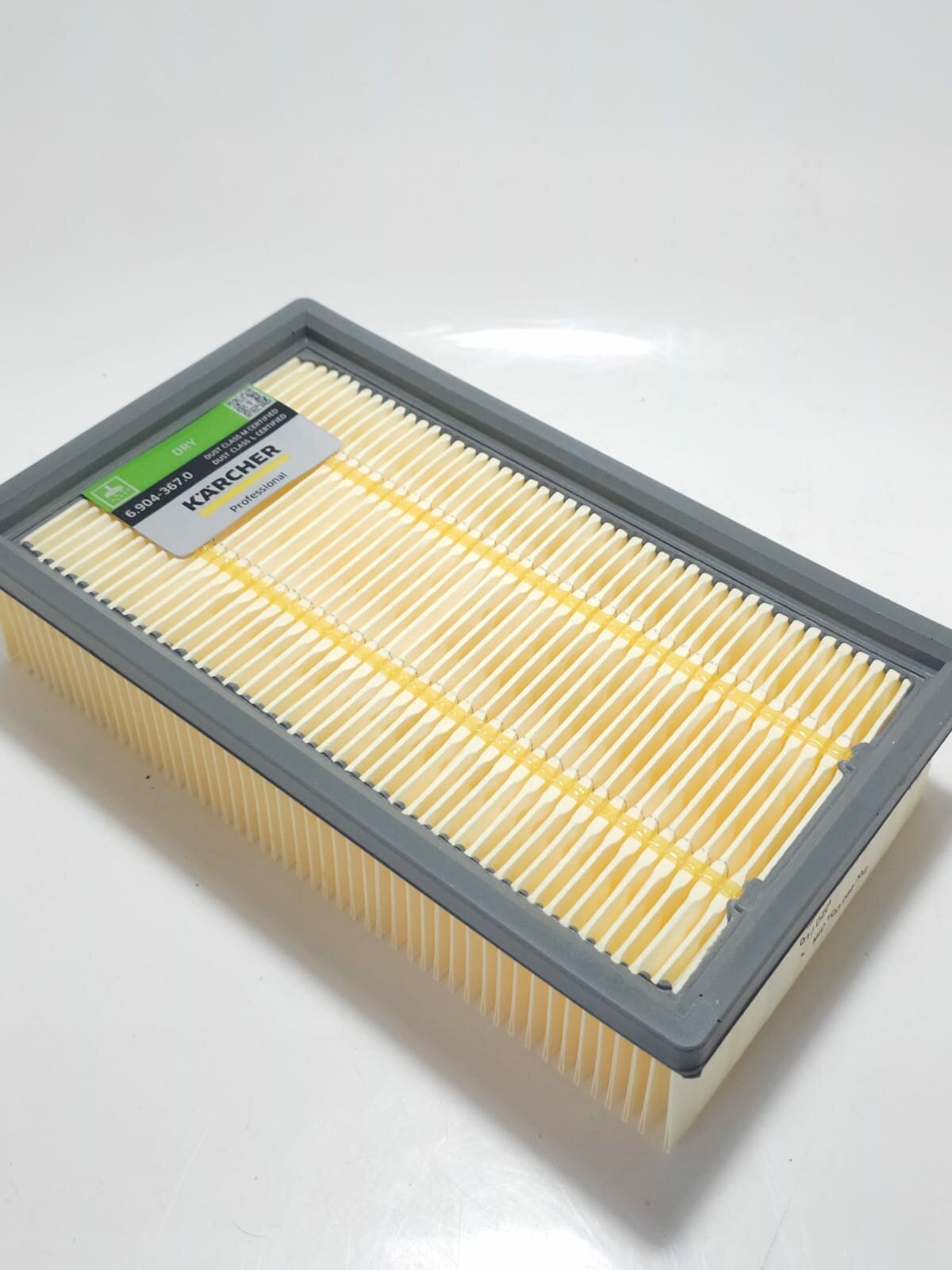 Плоский складчатый фильтр, для пылесосов Karcher NT 360, NT 361, NT 362 Eco, NT 561