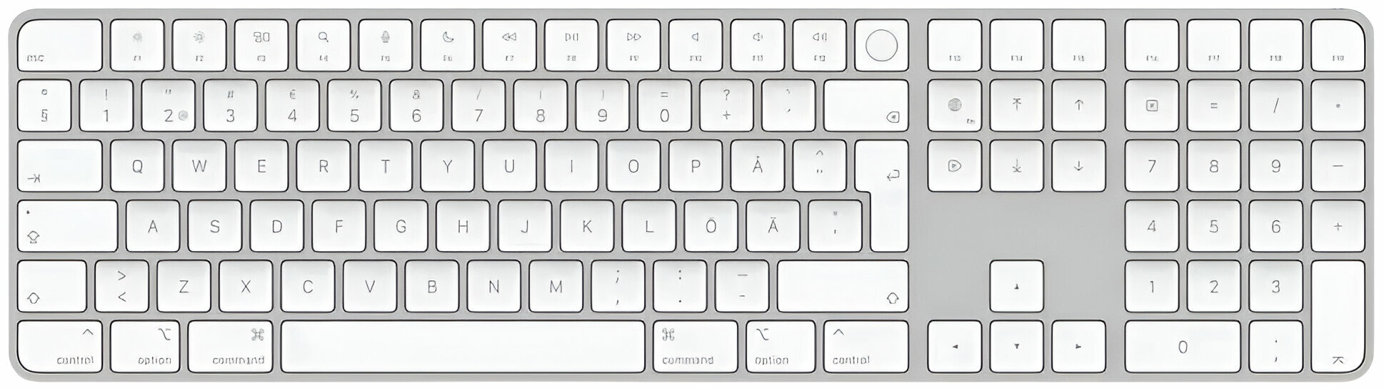 Клавиатура Magic Keyboard with Touch ID and Numeric for Mac (MK2C3)