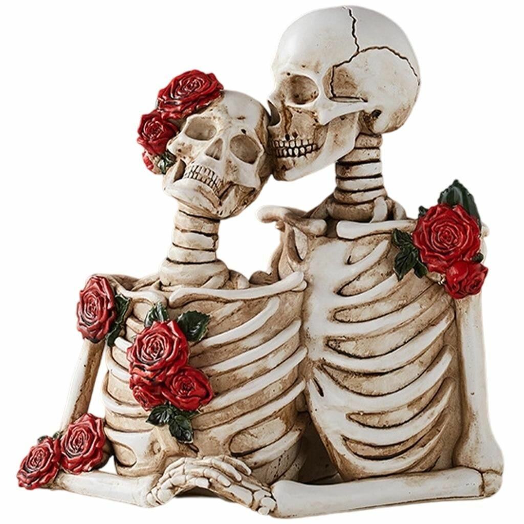 Статуэтки черепов для Хэллоуина