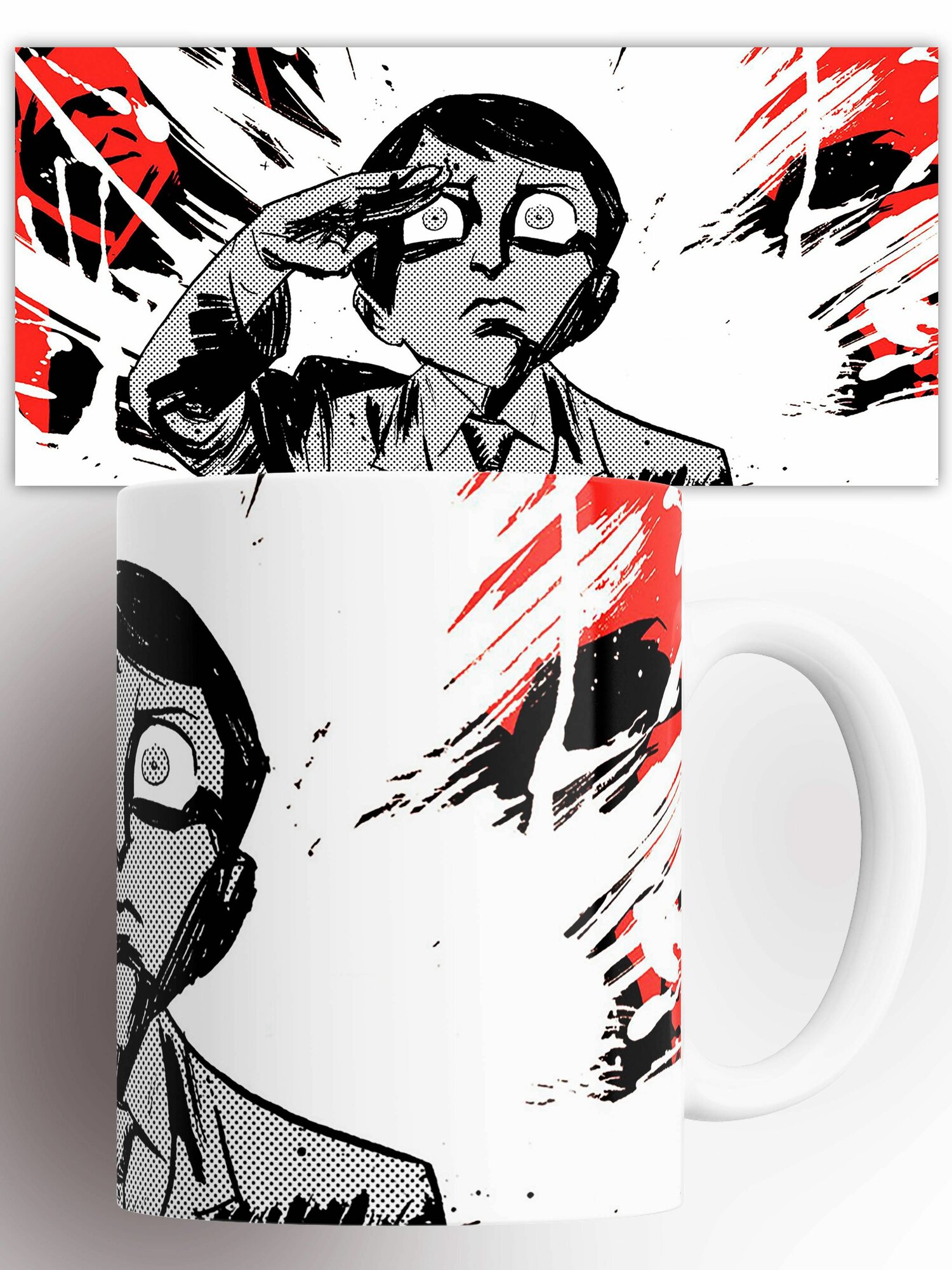 Кружка Академия Амбрелла Номер пять 5 The Umbrella Academy сериал на подарок с принтом 330 мл