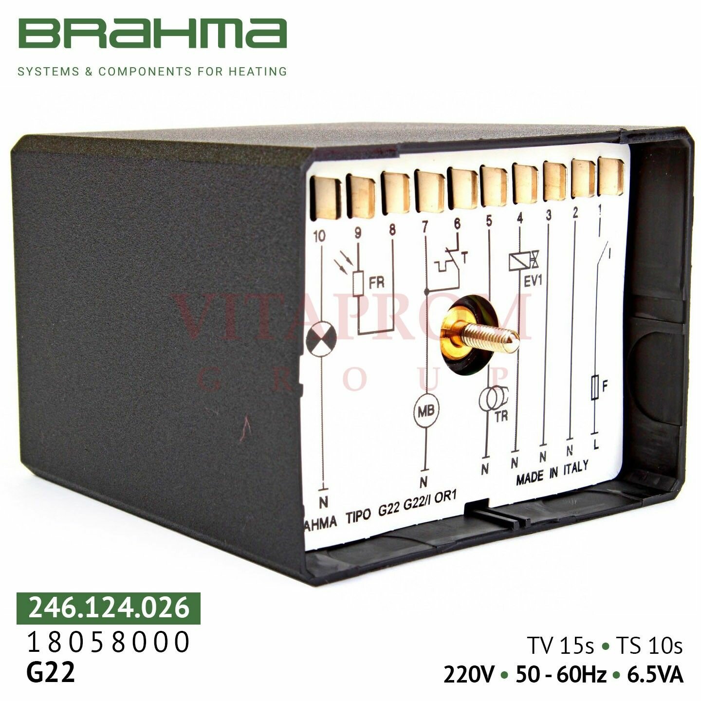 Блок управления горением Brahma G22, 18058000
