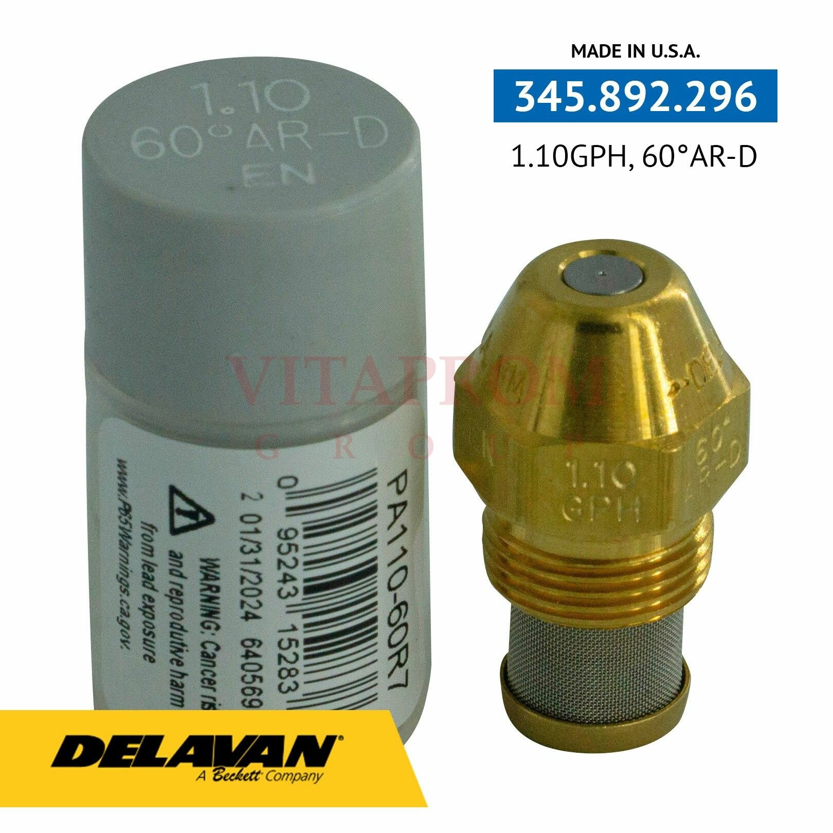 Форсунка Delavan 1.10 GPH, 60AR (7) — фото 1