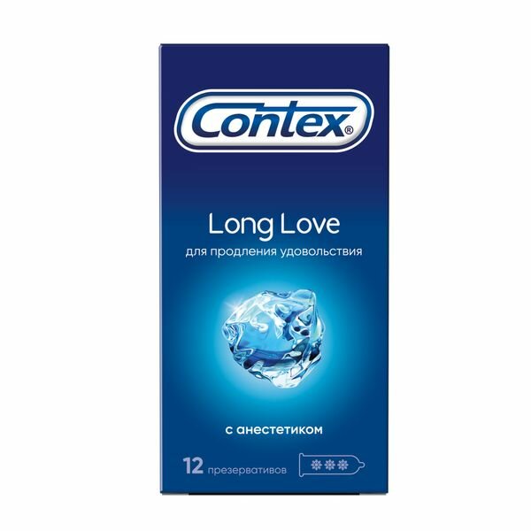 Презервативы с анестетиком Long Love Contex/Контекс 12шт