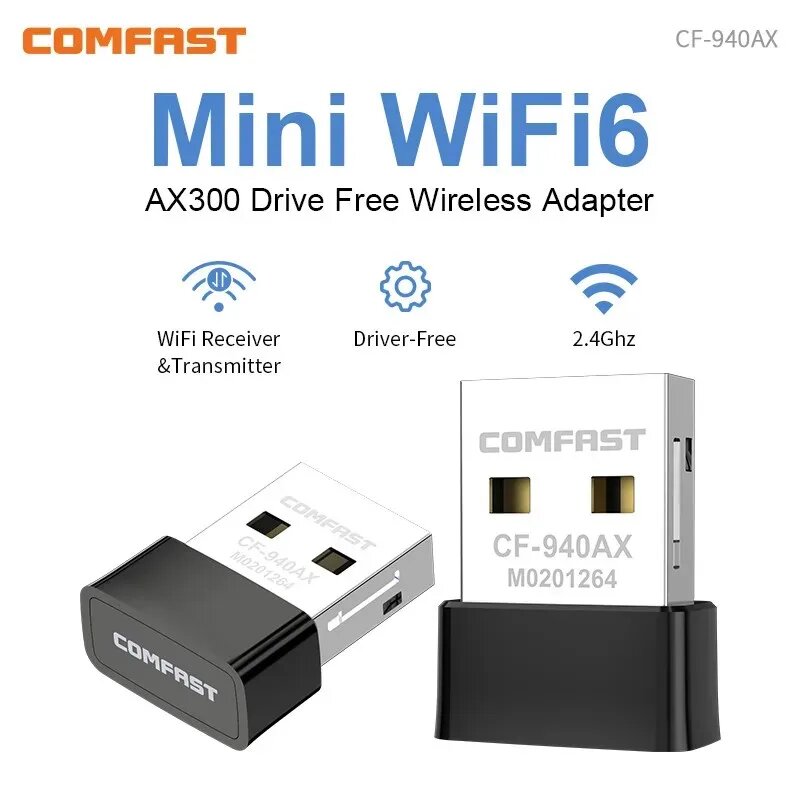 COMFAST CF-943F V2 WiFi6 USB-адаптер CF-940AX