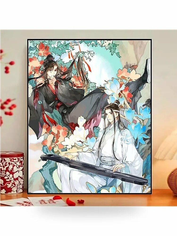 Набор для рисования Магистр Дьявольского Культа, холст 40х50 см на подрамнике с красками