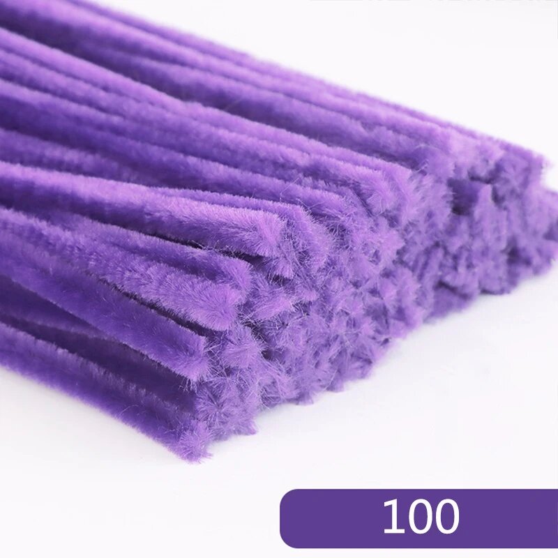 Синельные проволочки фиолетовые 100 шт.