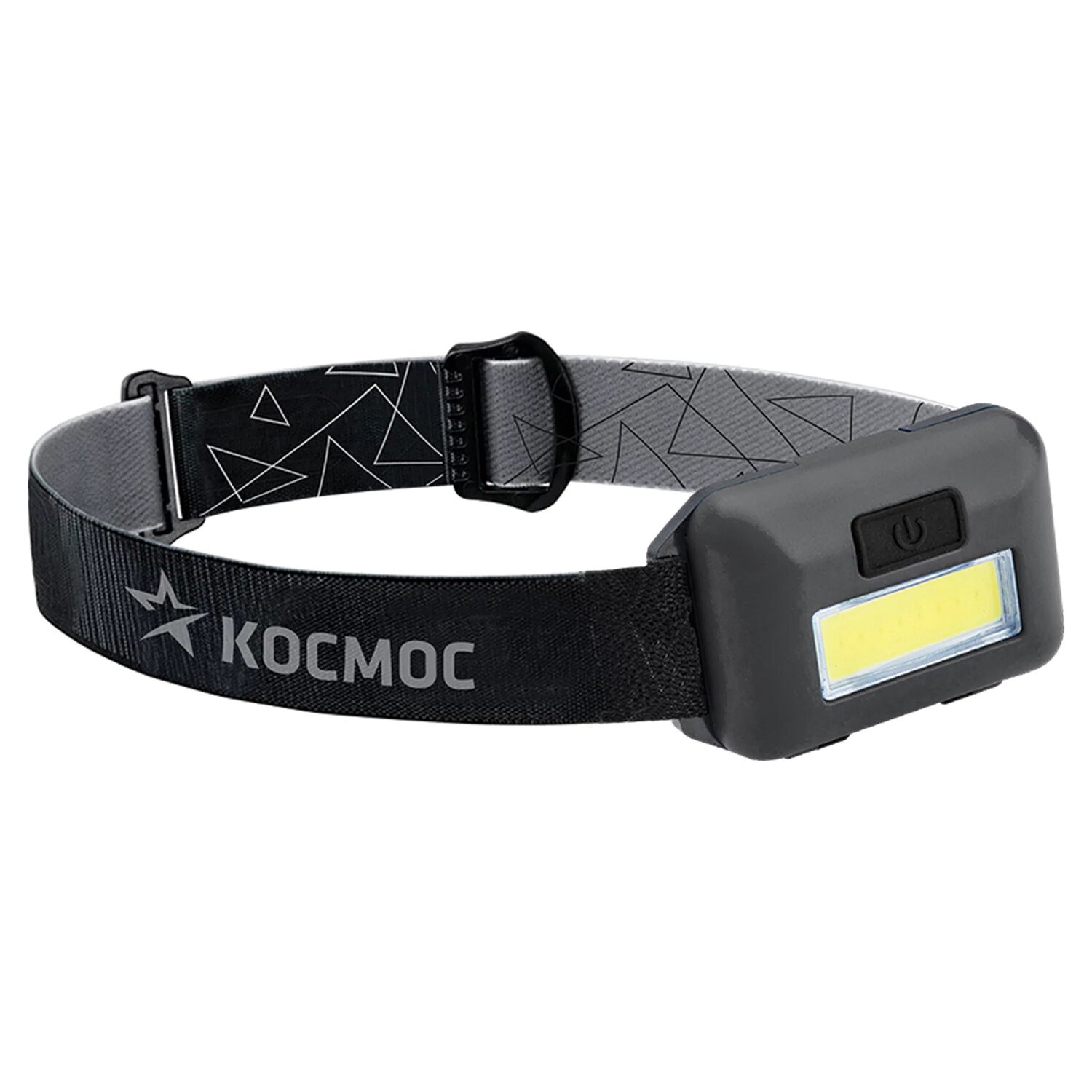 Фонарь налобный космос, 3 Вт СОВ, 3 режима, питание 3хAAА (в комплект не входят), KOC-H101-COB, 2шт.