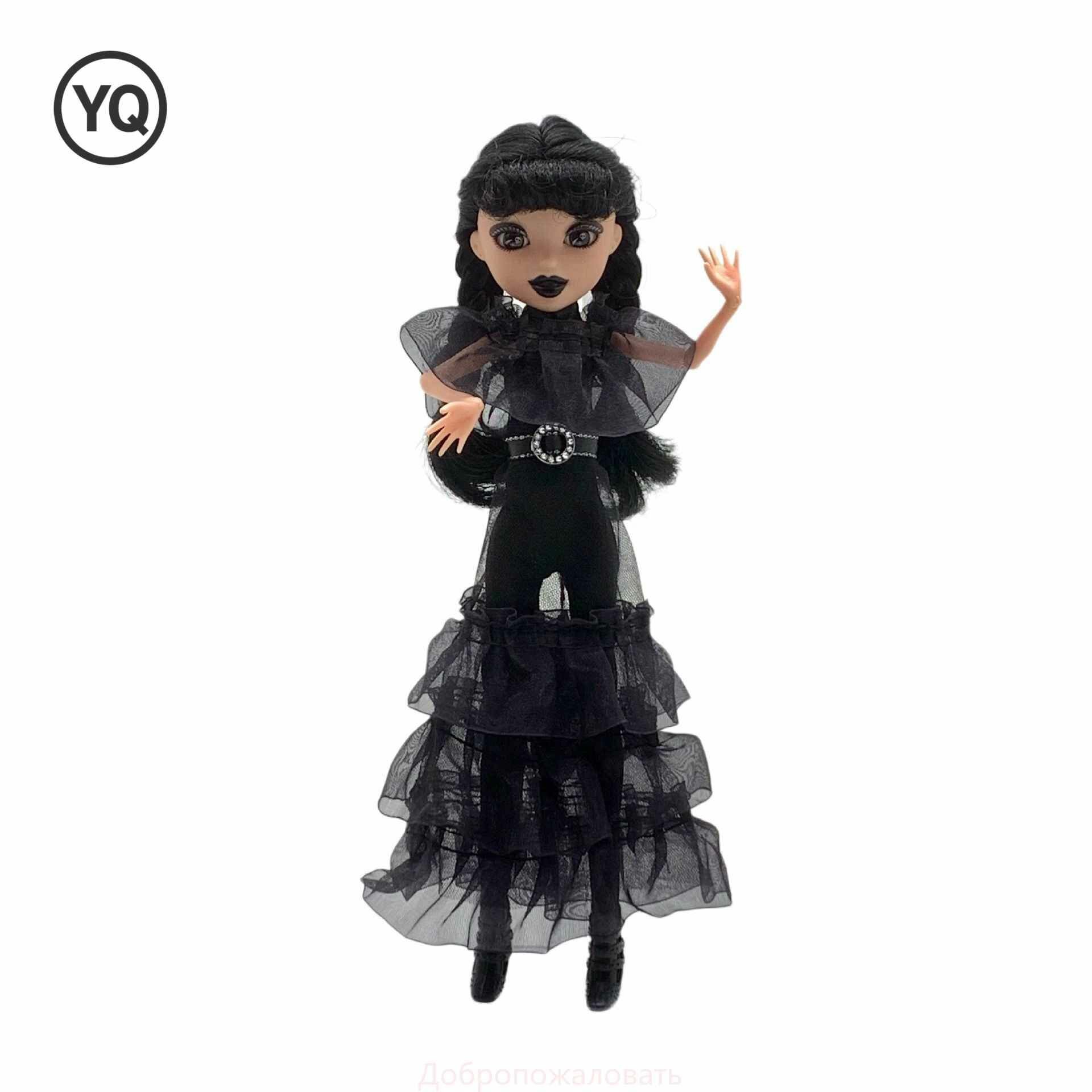 Dark Cherry Dreams - Готическая 9 подвижная шарнирная коллекционная кукла - PRETTY DOLL 26.5CM Мистический посланник, 3+ сертифицированный хранитель детского веселья и модной эстетики