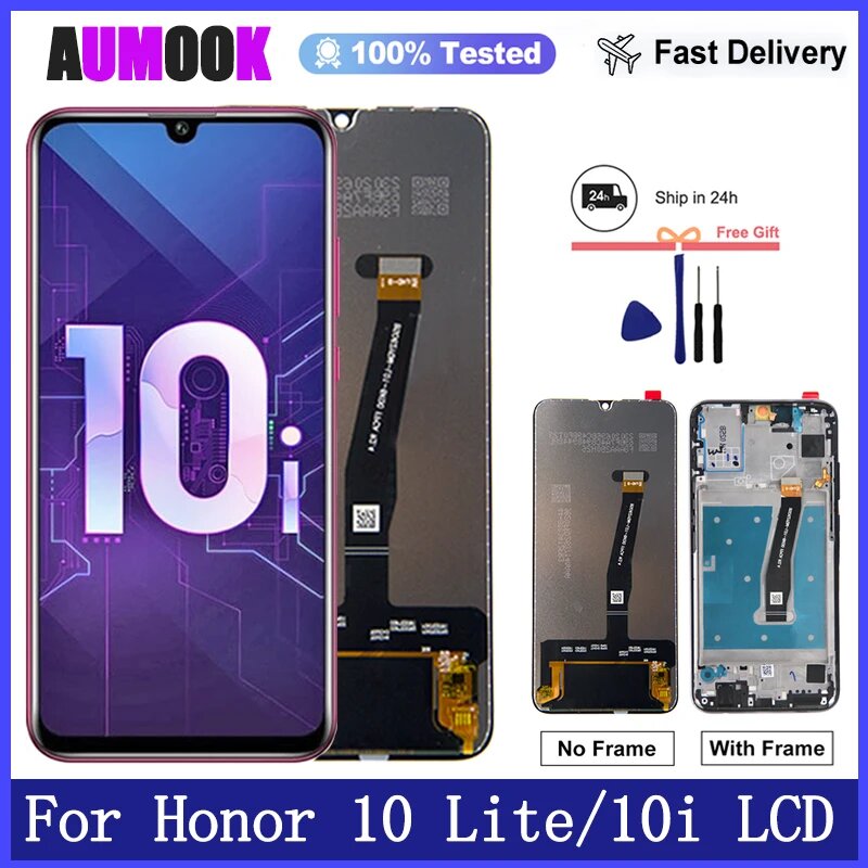 6,21 "ЖК-дисплей для Huawei Honor 10 Lite, ЖК-дисплей, замена сенсорного экрана в сборе для Honor 10i, дисплей HRY-LX1 HRY-LX2