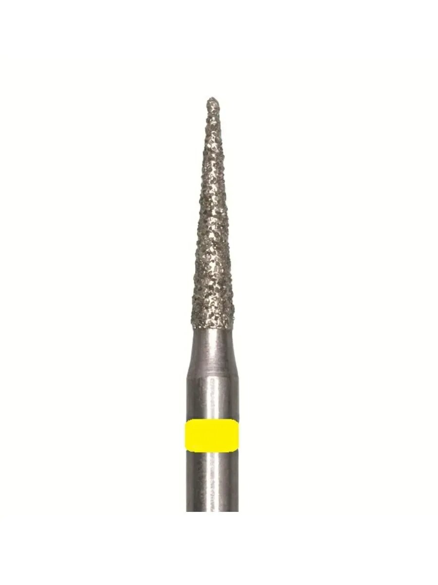 Бор алмазный 858 012 FG, желтый, 5 шт.