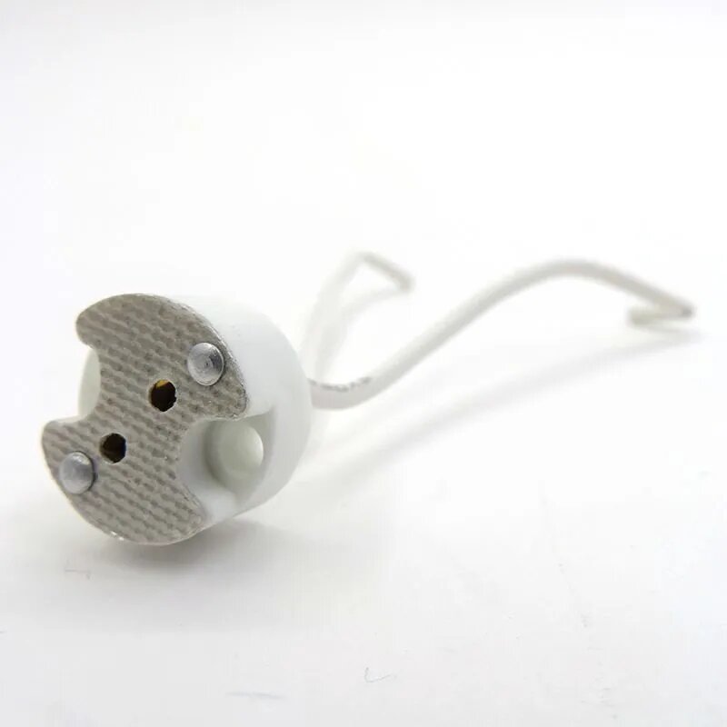 Патрон для лампы, Цоколь: MR16, 100 Вт, Галогенная, Люминесцентная (энергосберегающая), 10 шт.