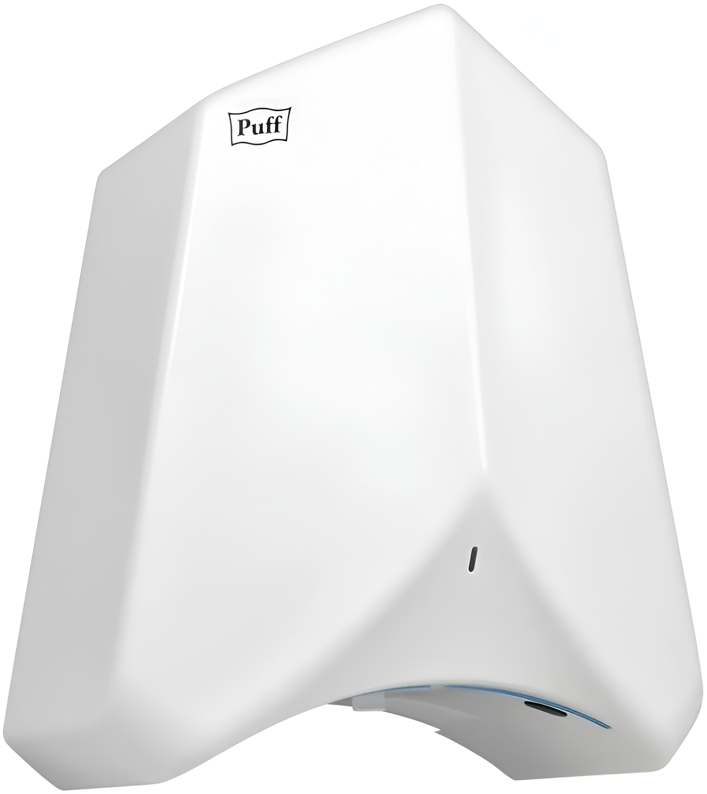 Сушилка для рук Puff 8840, мощность 1100 Вт, белая, ударопрочный пластик