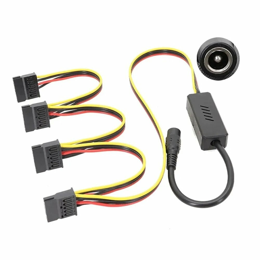 Jklymm Удлинитель кабеля MiniB 4P/ATX 12V 4-pin, светло-синий