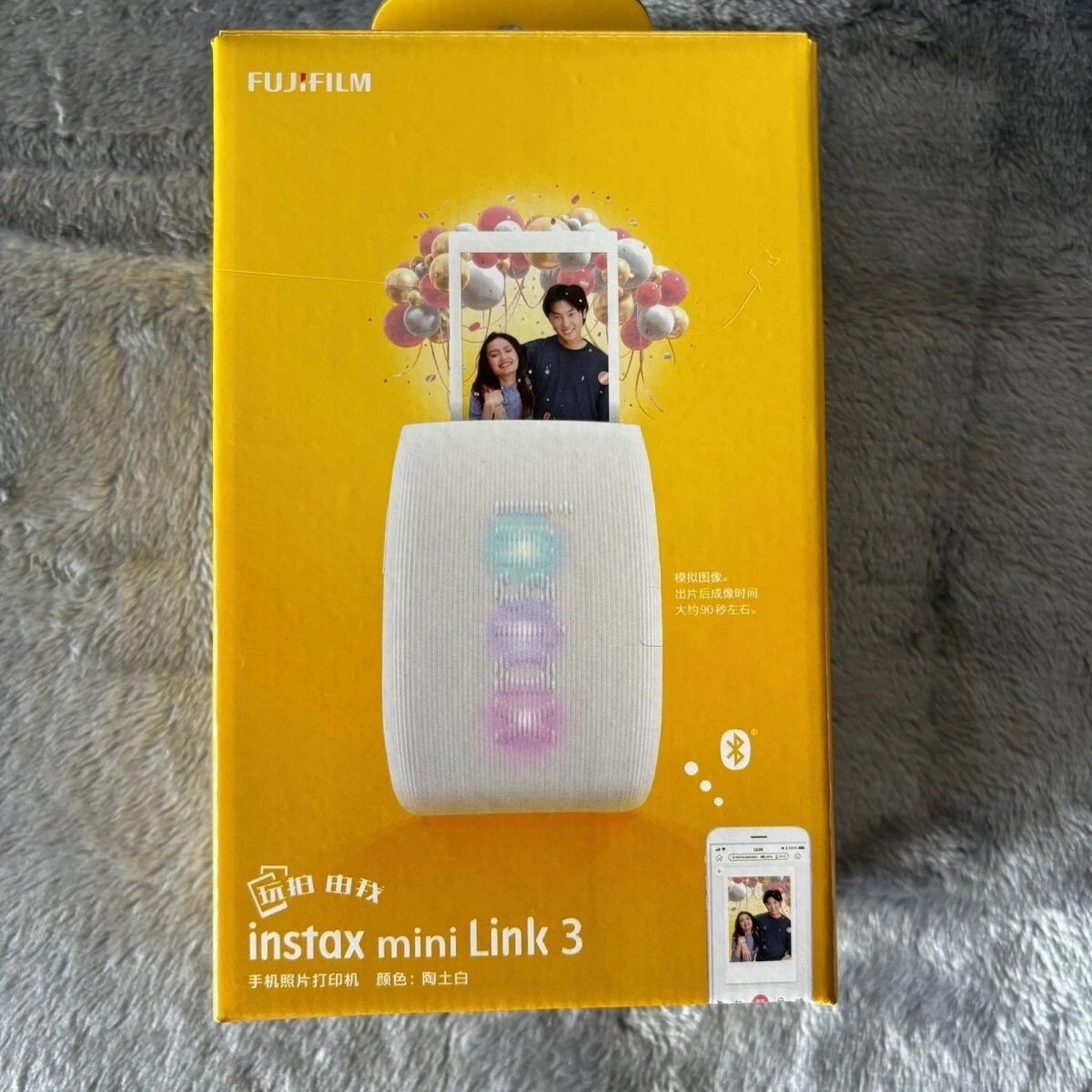 Мгновенный фотопринтер Fujifilm Instax Mini Link 3, мобильный фотопринтер