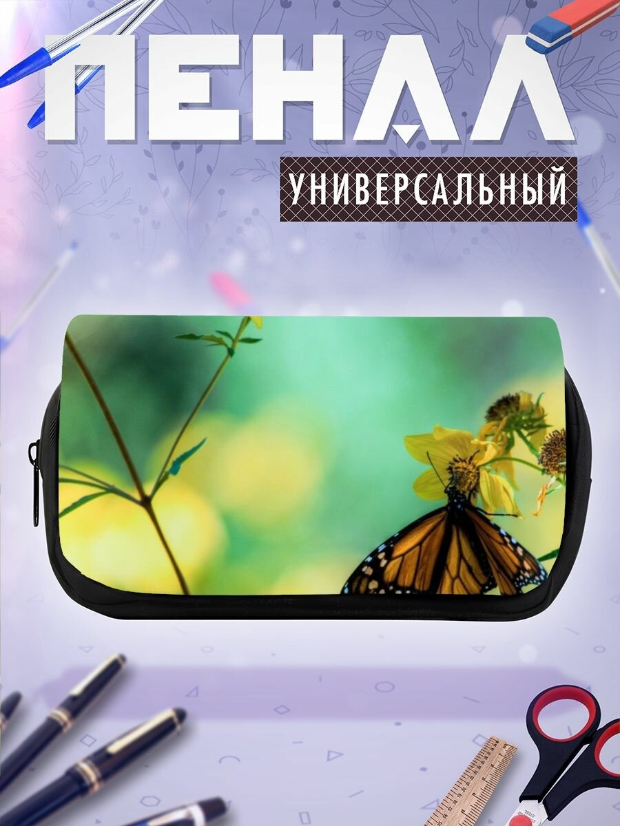 Школьный пенал бабочка мотыльки и бабочки