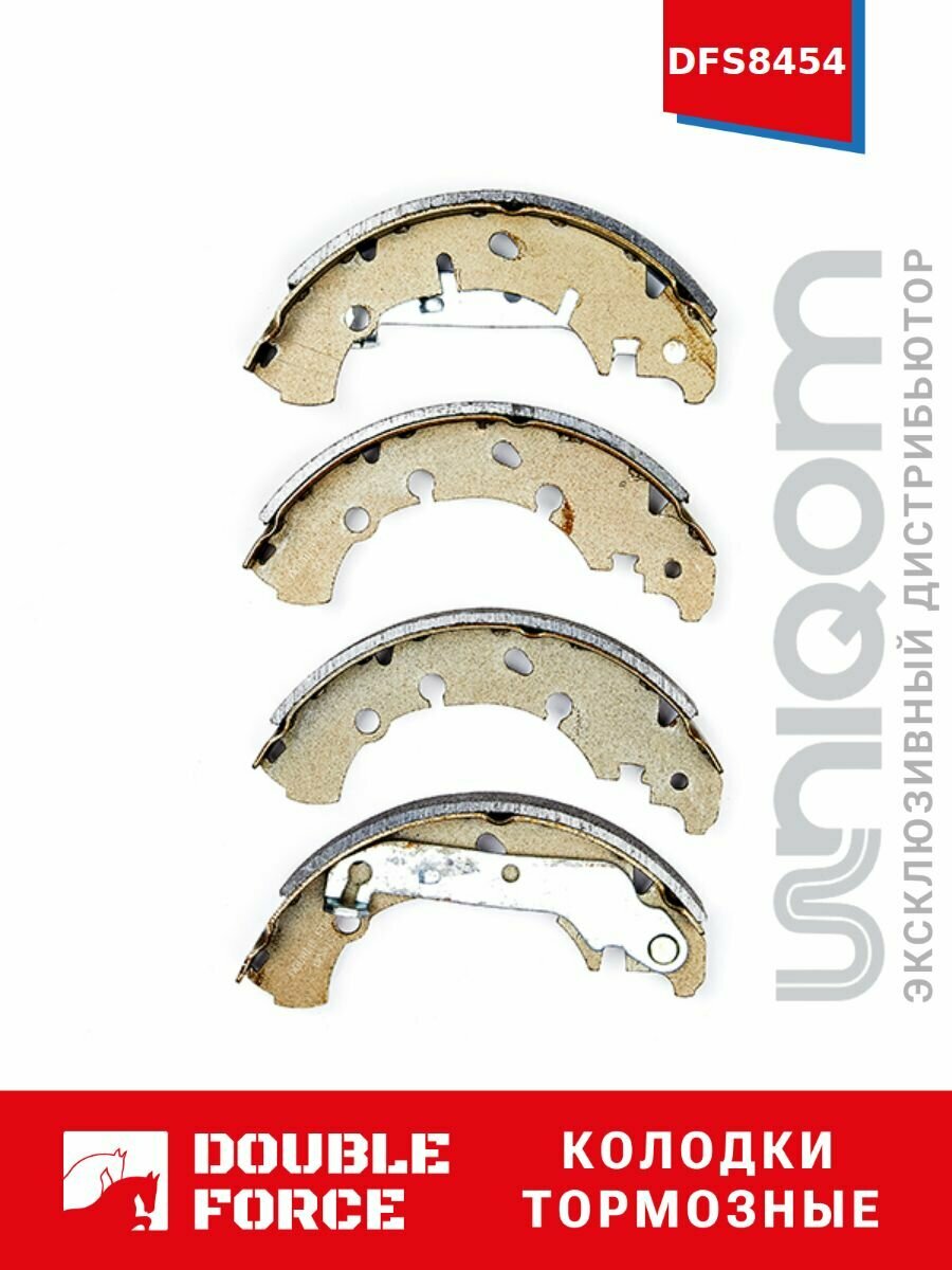 Колодки тормозные задние барабанные Ford FIESTA 2002 - 2008 / Ford FUSION 2002 - 2012 / Mazda DEMIO 2002 - 2007 / Mazda VERISA 2004 - 2015 Double Force DFS8454