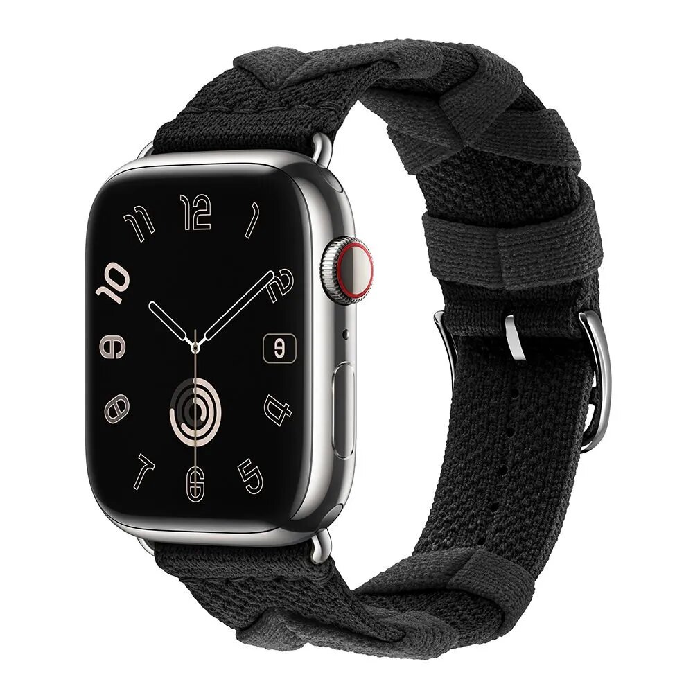 Нейлоновый Вязаный Ремешок Для Часов Hermes, Ремешок IWatch 42mm 44mm 49mm 45mm, подходит Для Apple Watch Series 1-9 SE ULTRA