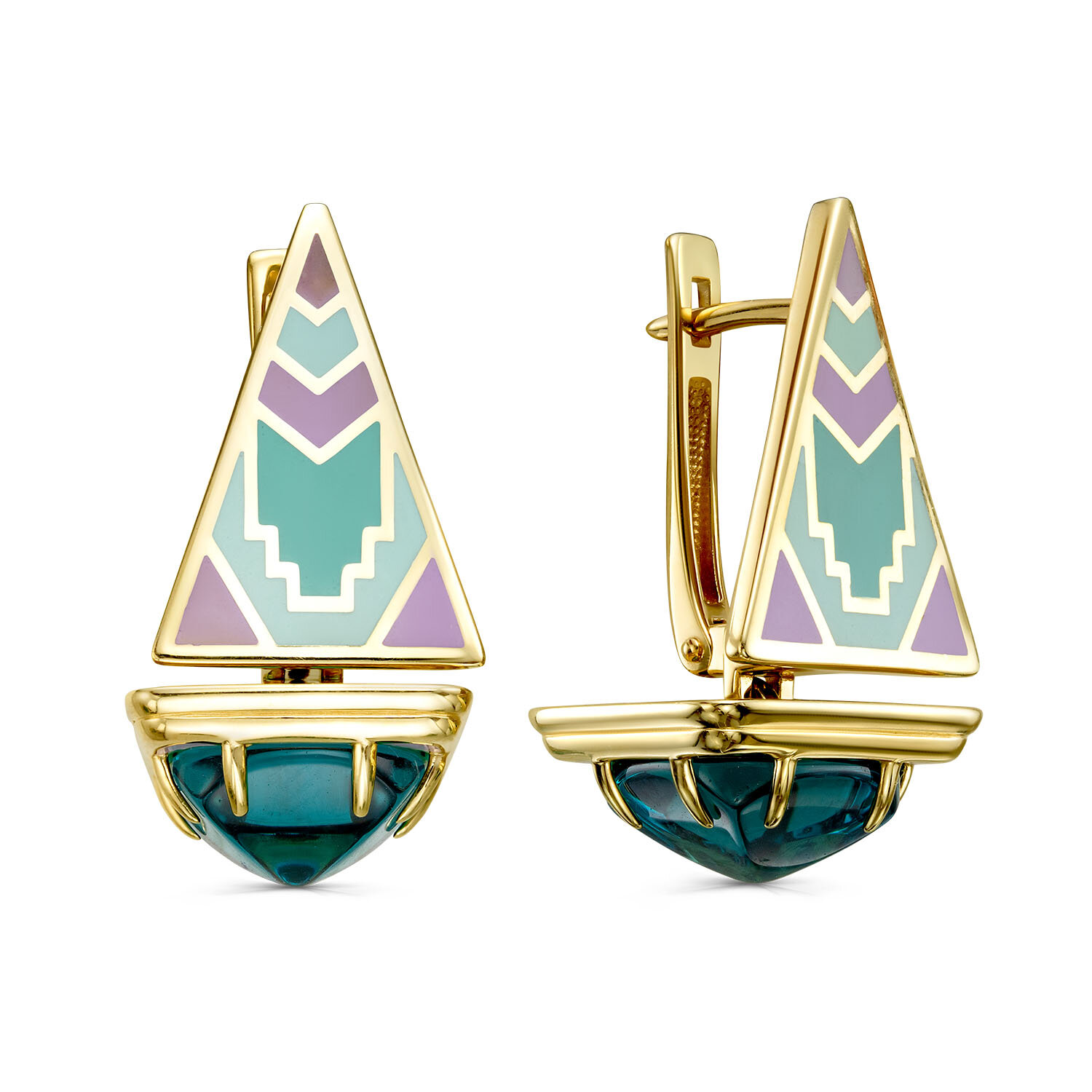 Серьги, серебро, 925 проба, алпанит