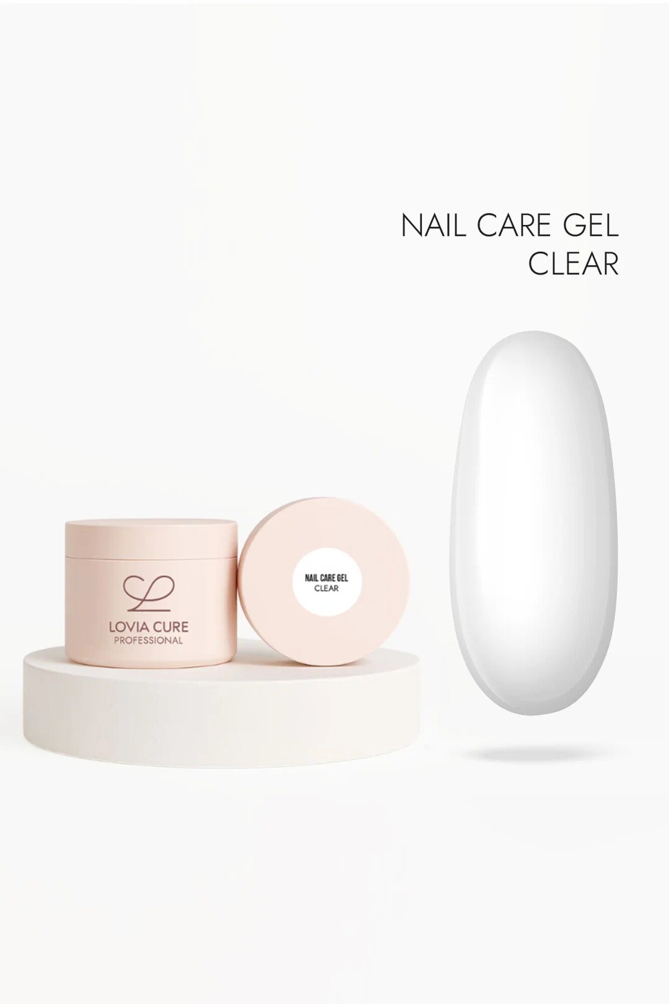 Моделирующий гель Builder Gel Сrystal Clear 15 мл, LOVIA CURE
