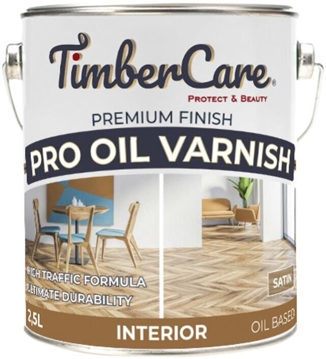 Износостойкий лак на масляной основе TimberCare Pro Oil Varnish 2,5 л Матовый 350069