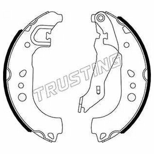 К-т бараб. тормоз. колодок SKODA Rapid 07/2012- Trusting арт. 106220