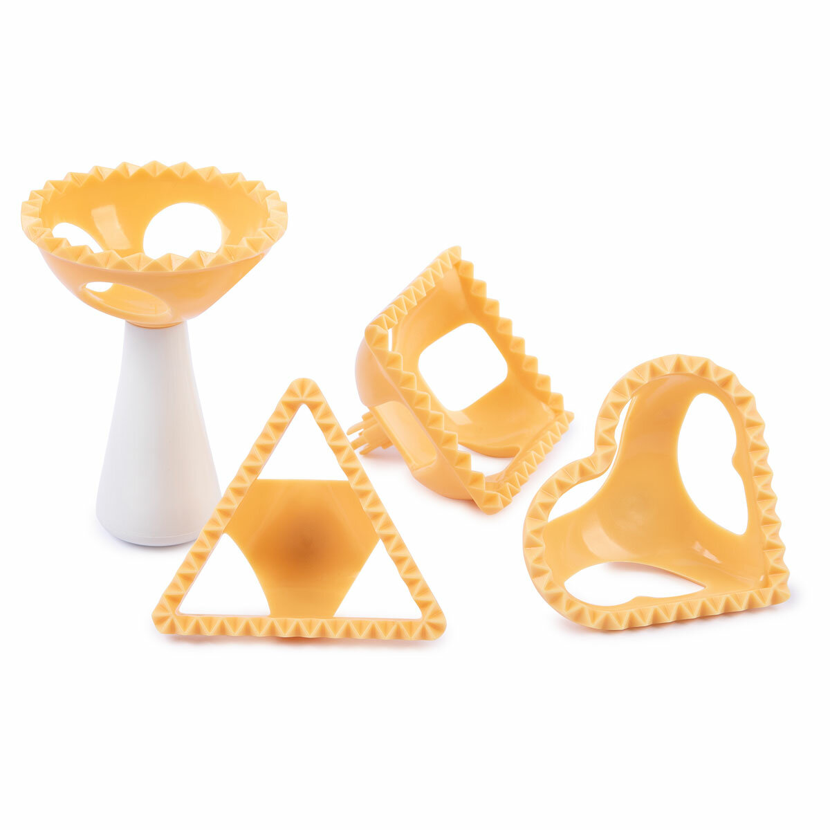 S-CHIEF SHF-0321 Набор форм для равиоли из пластика, 4 шт, удобные пресс-формы для дома