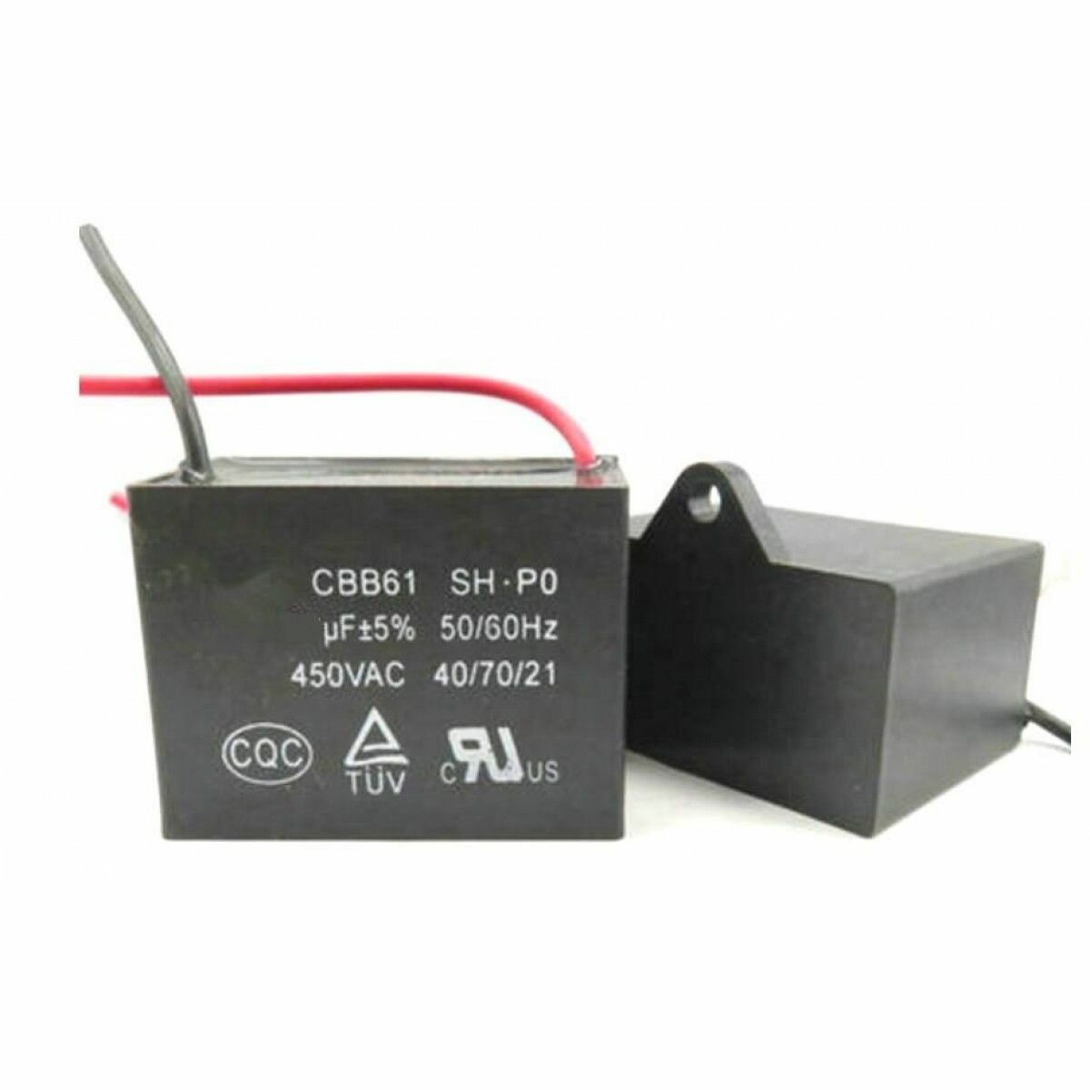 Конденсатор неполярный CBB-61 5 mkf - 450 VAC