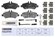 M2629190 MARSHALL Колодки тормозные MERCEDES SPRINTER 209-524 06-/VW CRAFTER 30-...