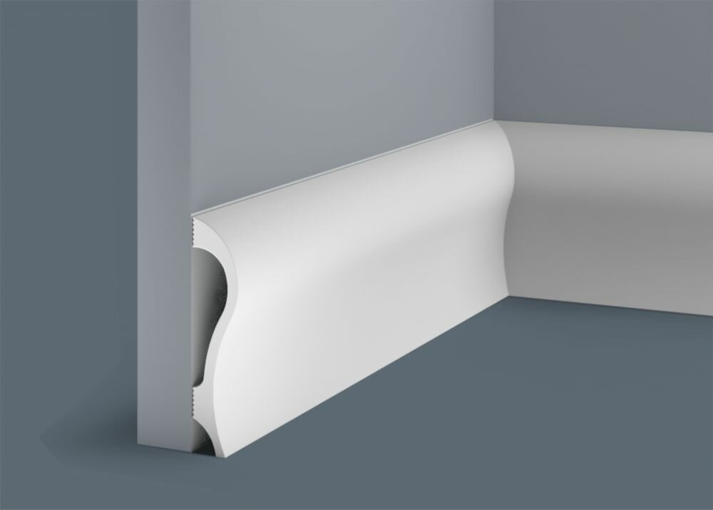 Плинтус Cosca PX038 Экополимер В100хШ22хД2000 мм / Коска.