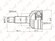 CO1821 LYNXAUTO co1821 ШРУС наружный | перед прав/лев | CO-3708 N-3129-2H N-3169...